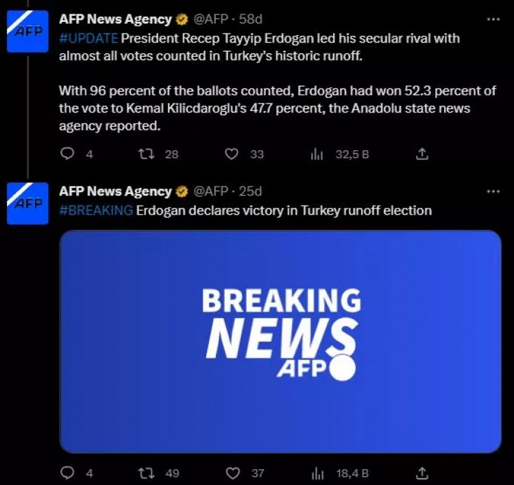 Seçim zaferi dünya manşetlerinde: Açık ara zafer! - Gündem Haberleri