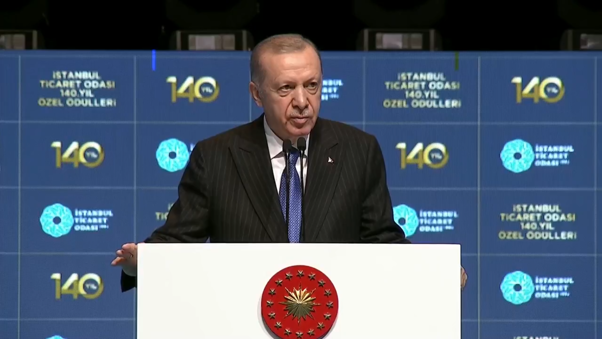 Cumhurbaşkanı Erdoğan’dan İTO 140. Yıl Özel Ödülleri programında önemli ...